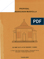 Proposal Pembangunan Mushola | PDF