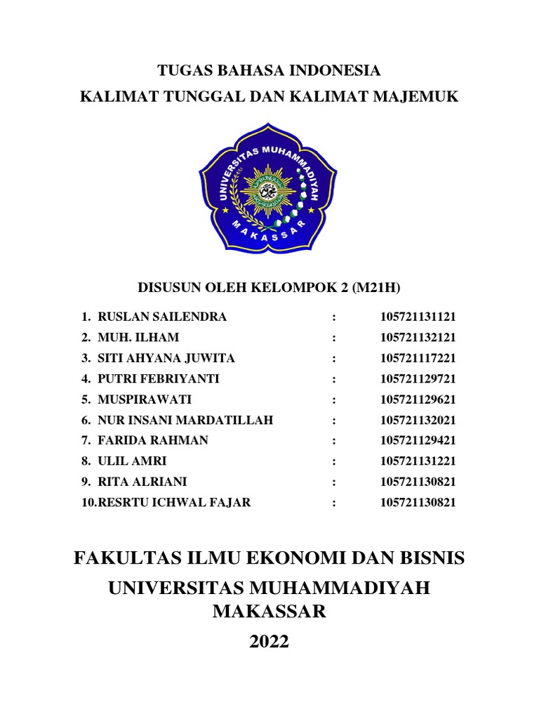 Tugas Bahasa Indonesia KLP 2 | PDF