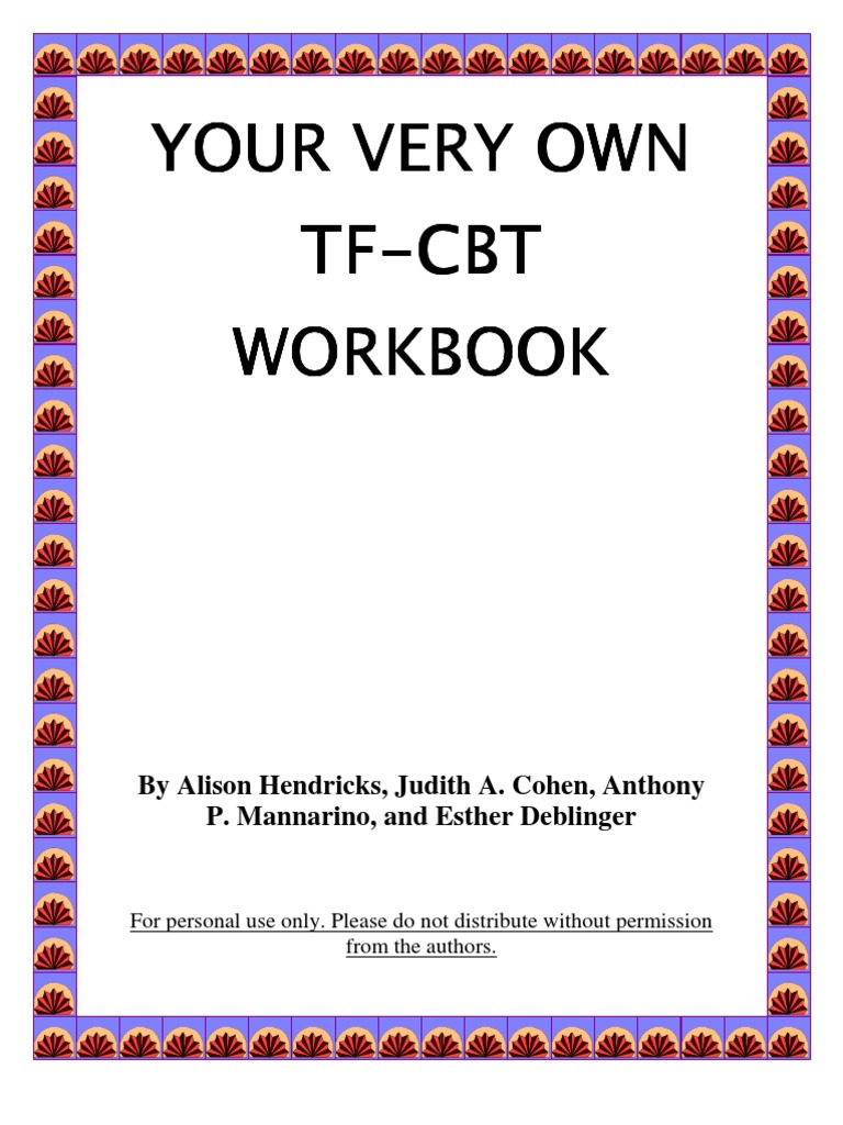 Therapy TF-CBT Workbook | Psychological Trauma | Feeling