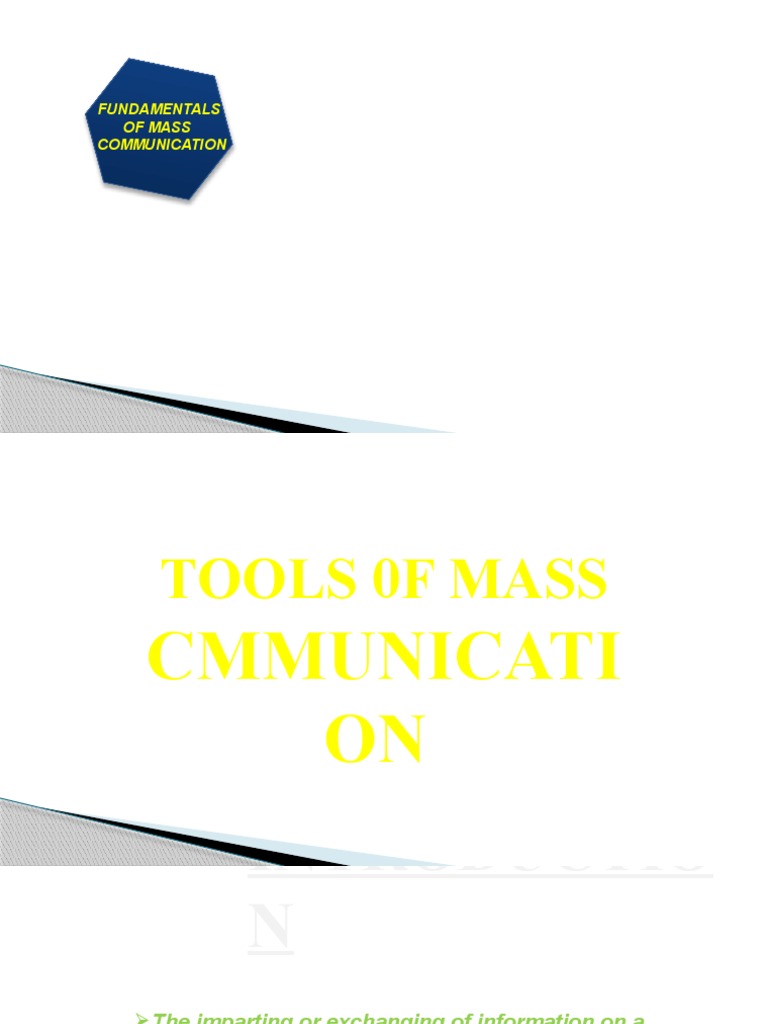 Fundamentals of Mass Communication | PDF | Advertising | Mass Media