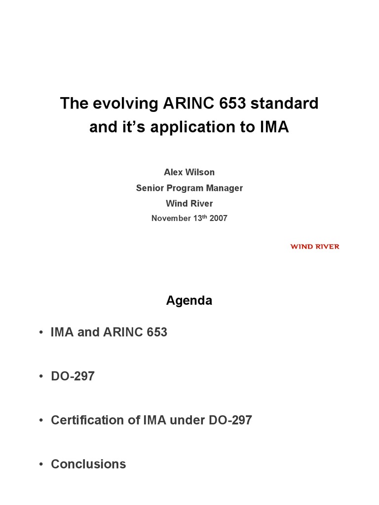 Arinc 653 Introduction | PDF | Operating System | Xml