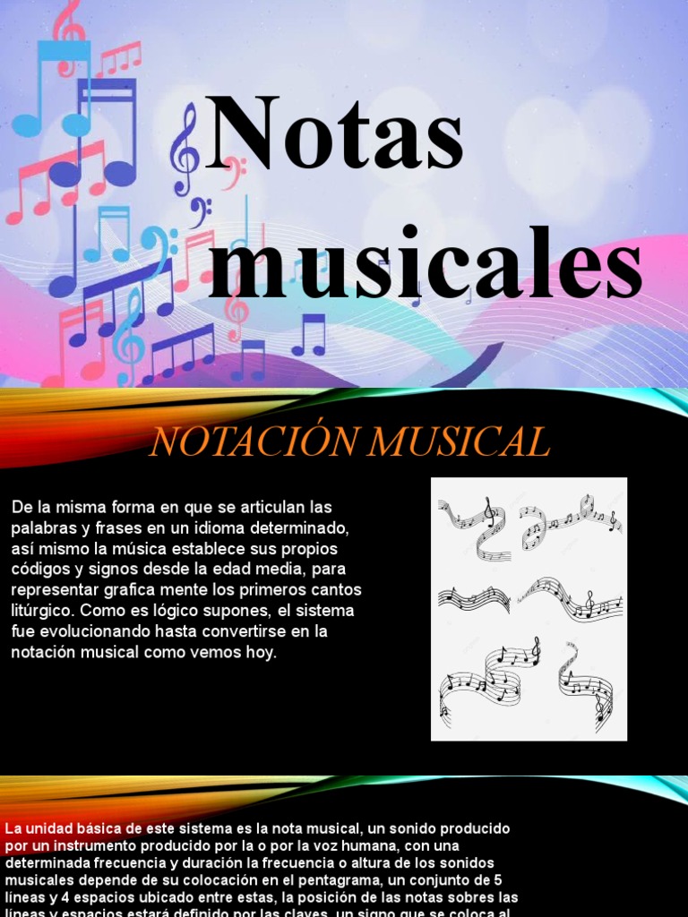 Notacion Musicales | PDF | Notación musical | Clave