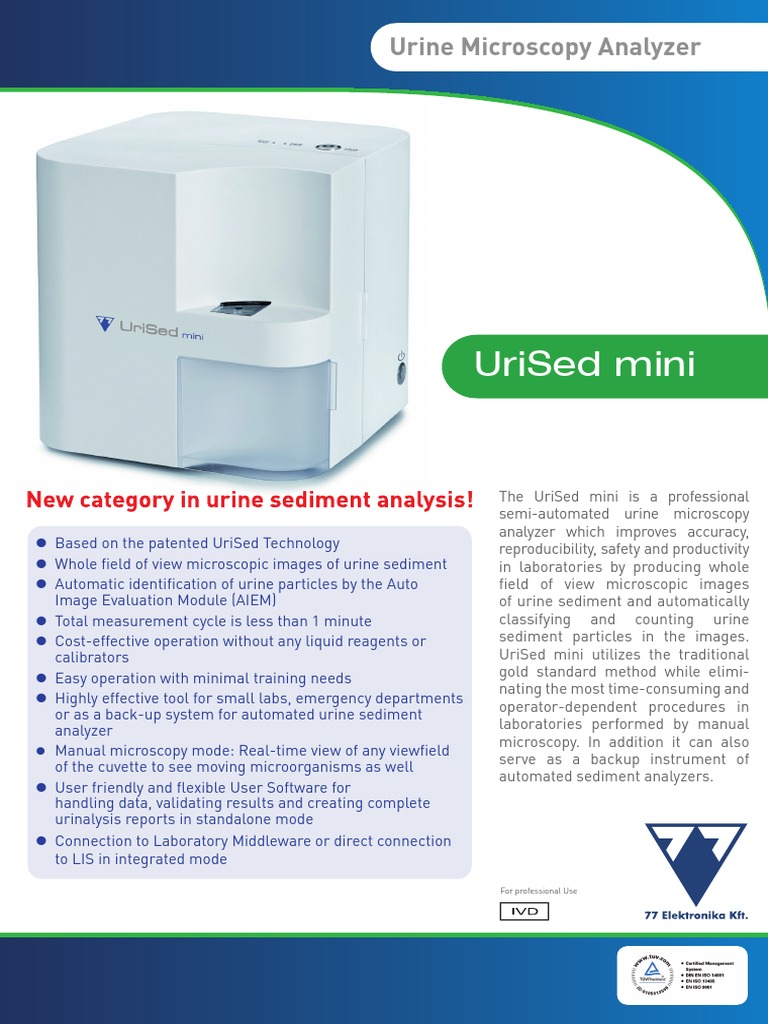 Urised Mini: Urine Microscopy Analyzer | PDF | Microscope