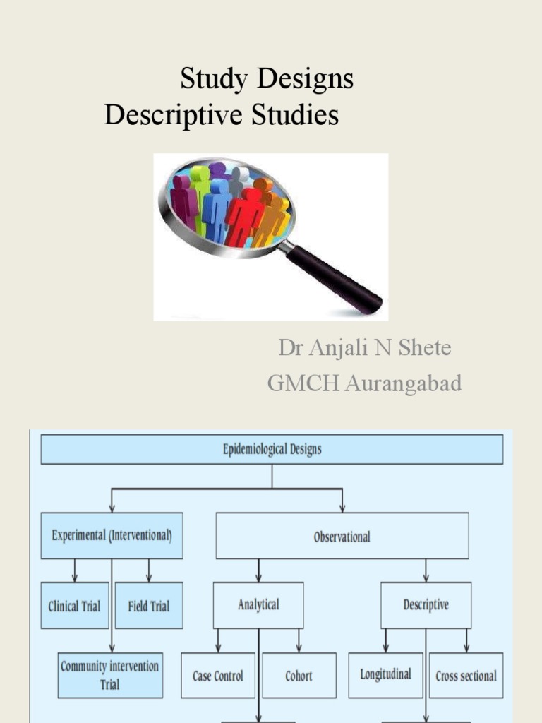 Study Designs & Descriptive Studies | PDF | Epidemiology | Cohort Study