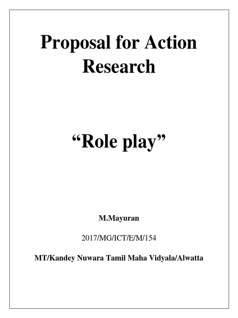 Action Research Proposal Mine 12 | PDF | Educational Technology | Teachers