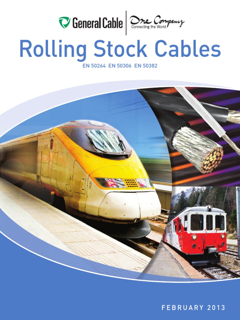 Rolling Stock Cables: EN 50264 EN 50306 EN 50382 | PDF | Iso 9000 ...