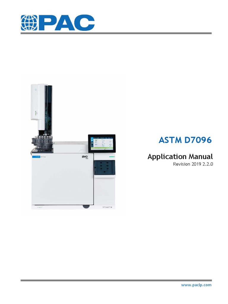 Astm d7096 | PDF | Chromatography | Calibration