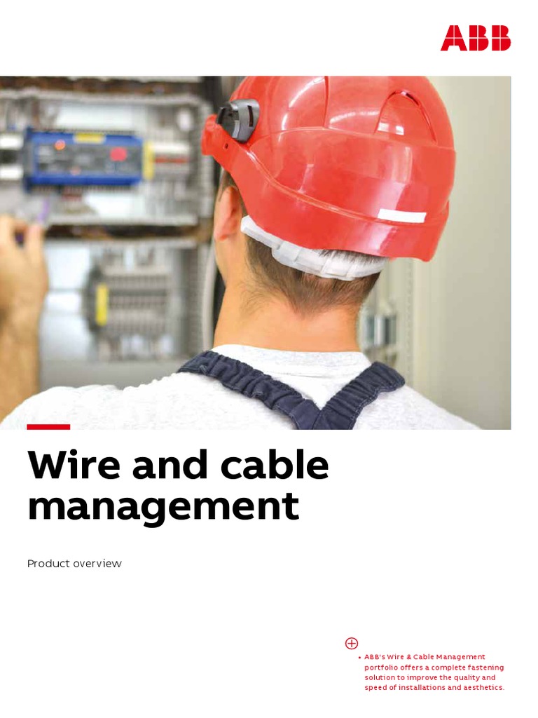 Wire and Cable Management: Product Overview | PDF | Electrical Wiring ...
