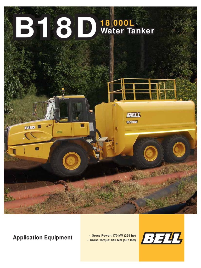 B18D Watertanker 18000L (Spec9140510) Web | PDF | Pump | Vehicles