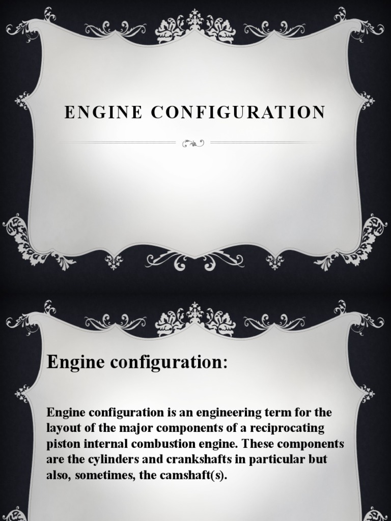 Engine Configuration | PDF | Internal Combustion Engine | Engines