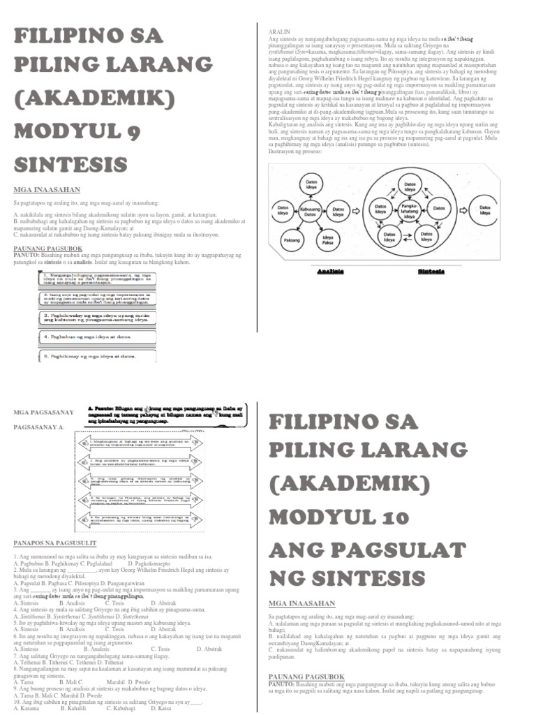 Piling Larang Week 3 4 | PDF