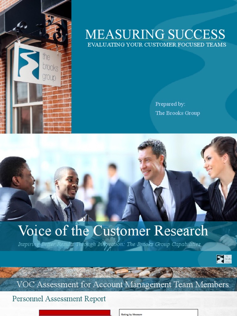 Evaluating Your Customer Focused Teams: VoC Research Report | PDF ...