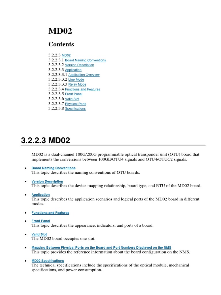 OptiXtrans DC908 MD02 Datasheet | PDF | Wavelength Division ...
