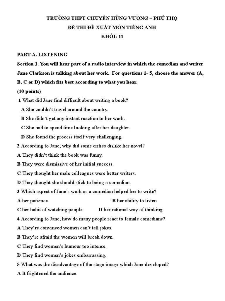 De de Xuat DHBB 2018 Tieng Anh | PDF | Fair Trade | Psychology