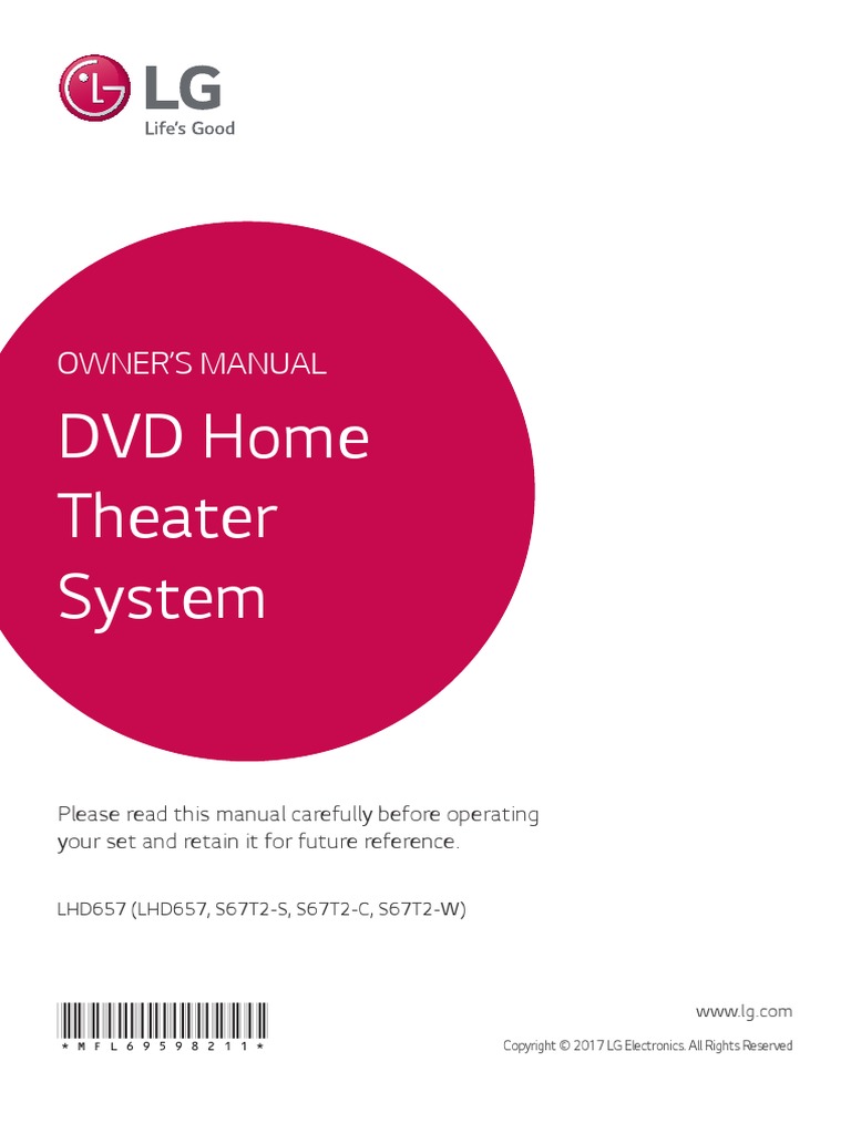 DVD Home Theater System: Owner'S Manual | PDF | Compact Disc | Usb ...