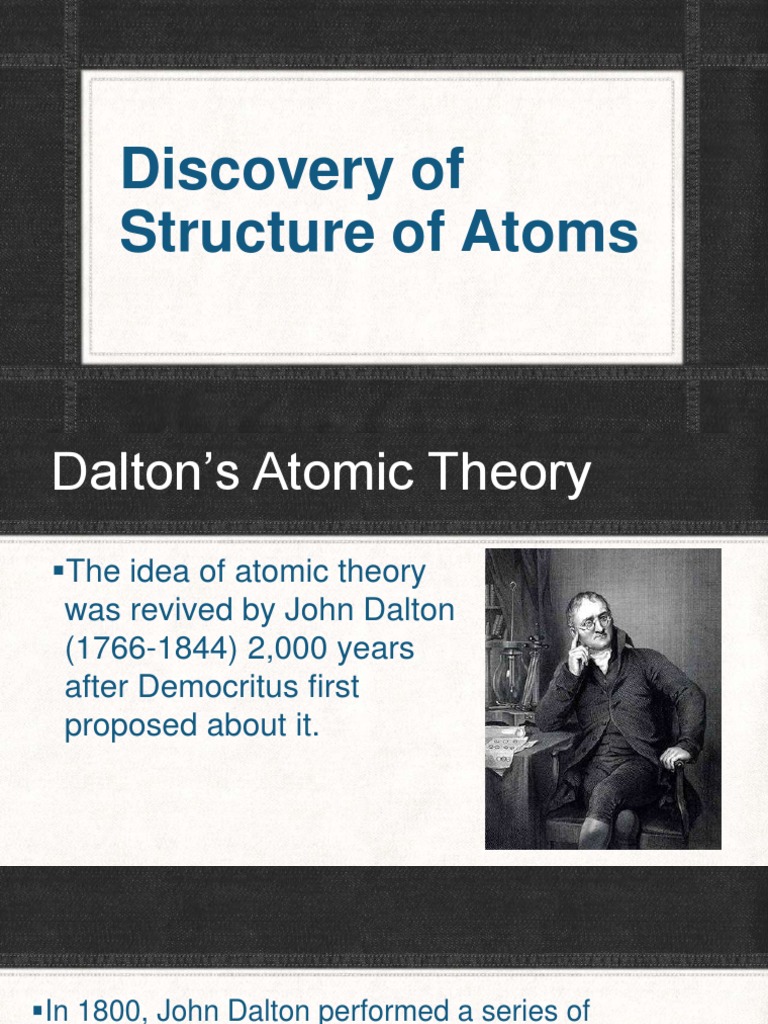 Discovery of Structure of Atoms | PDF | Atomic Nucleus | Electron