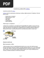 Tectonism & Landform Evolution Guide | PDF | Fault (Geology) | Rift