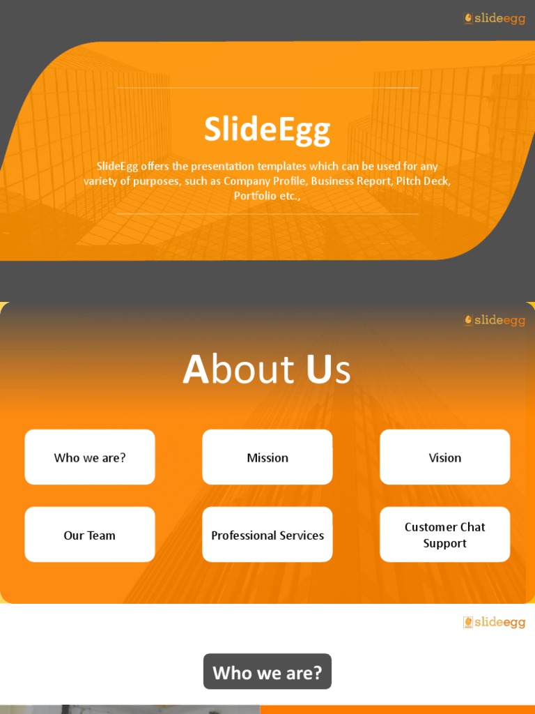 SlideEgg - Best PowerPoint Template Provider | PDF | Microsoft Power ...