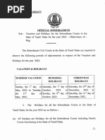 Bombay High Court Calendar 2026 | PDF | Holidays | Observances