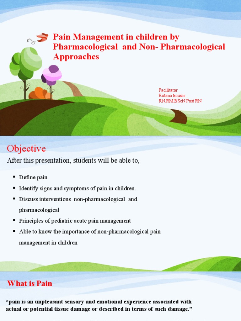 Pediatric Pain Management Strategies | PDF | Pain | Pain Management
