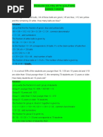 Grade 8 Math Word Problems & Solutions | PDF | Area | Speed