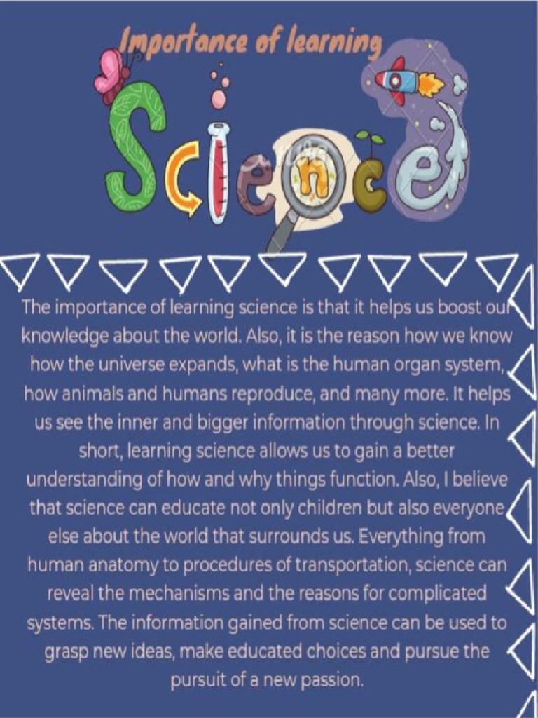 Importance of Learning Science | PDF