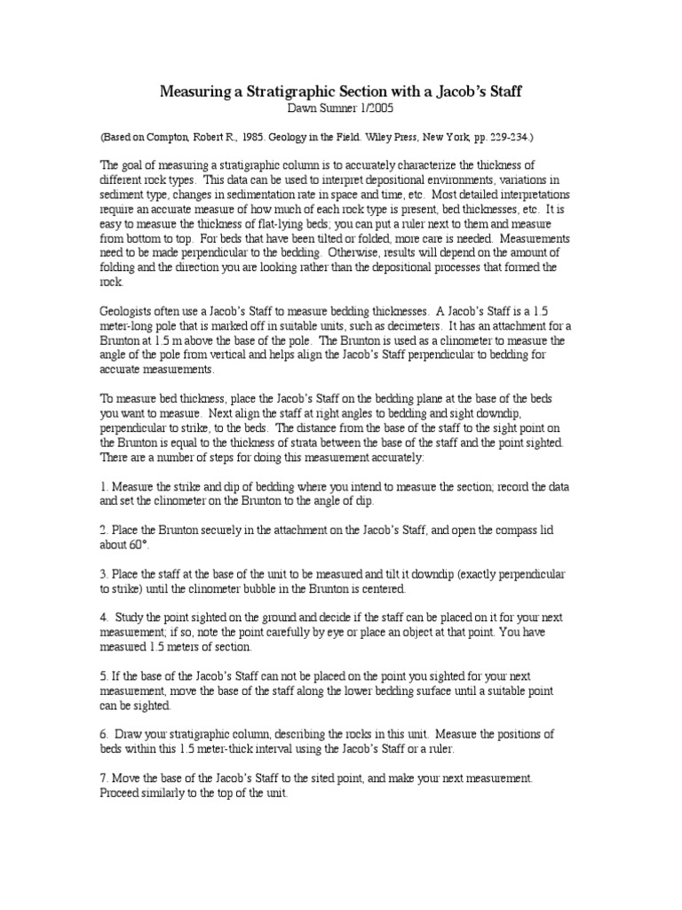 Jacobs Staff | PDF | Earth Sciences