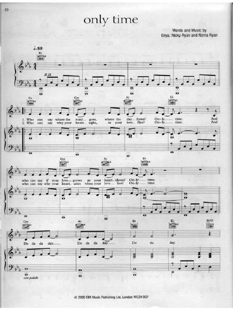 Enya OnlyTime | PDF