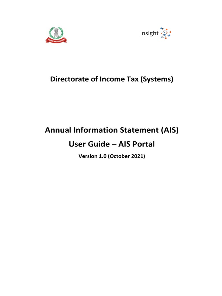 AIS Portal User Guide - V1.0 | PDF | Icon (Computing) | Information