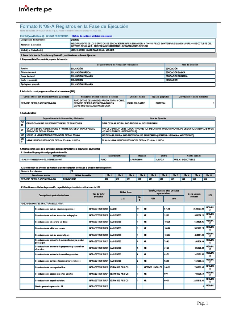 Formato 8A | PDF | Economias
