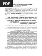 Affidavit of Transferee Sample | PDF | Affidavit | Legal Documents