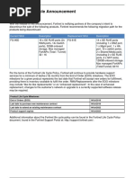 Fortinet Product Life Cycle | PDF | Product Lifecycle