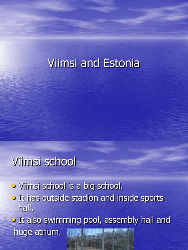 Viimsi and Estonia2 | PDF