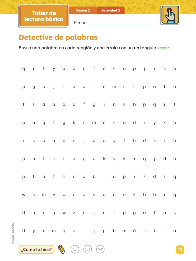 Detective de Palabras - Español | PDF