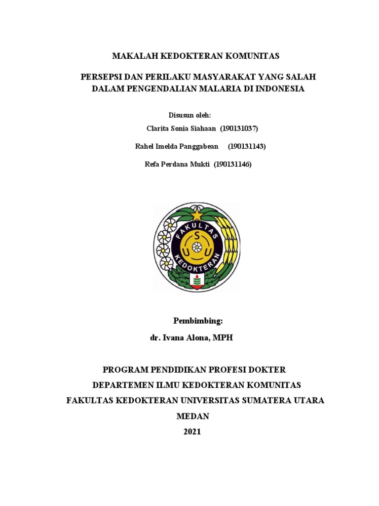 Makalah Kedokteran Komunitas | PDF
