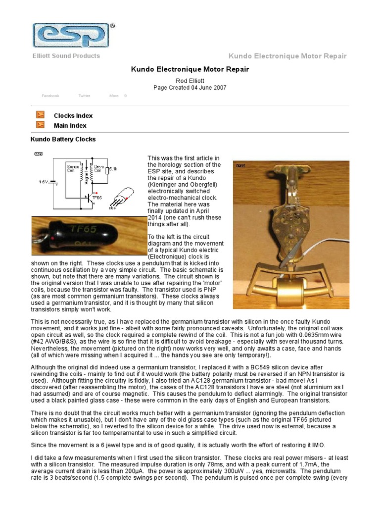 Kundo Electronique Repair | PDF | Transistor | Inductor