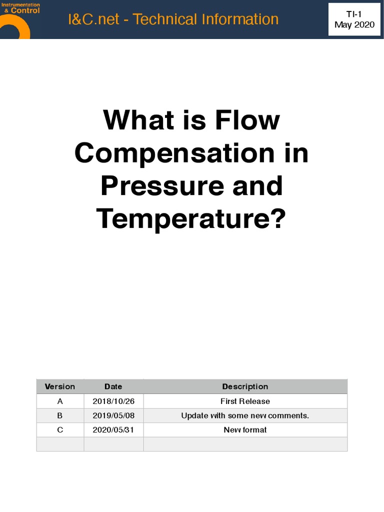 Flow Compensation in Gas Measurement | PDF | Fluid Dynamics | Gases