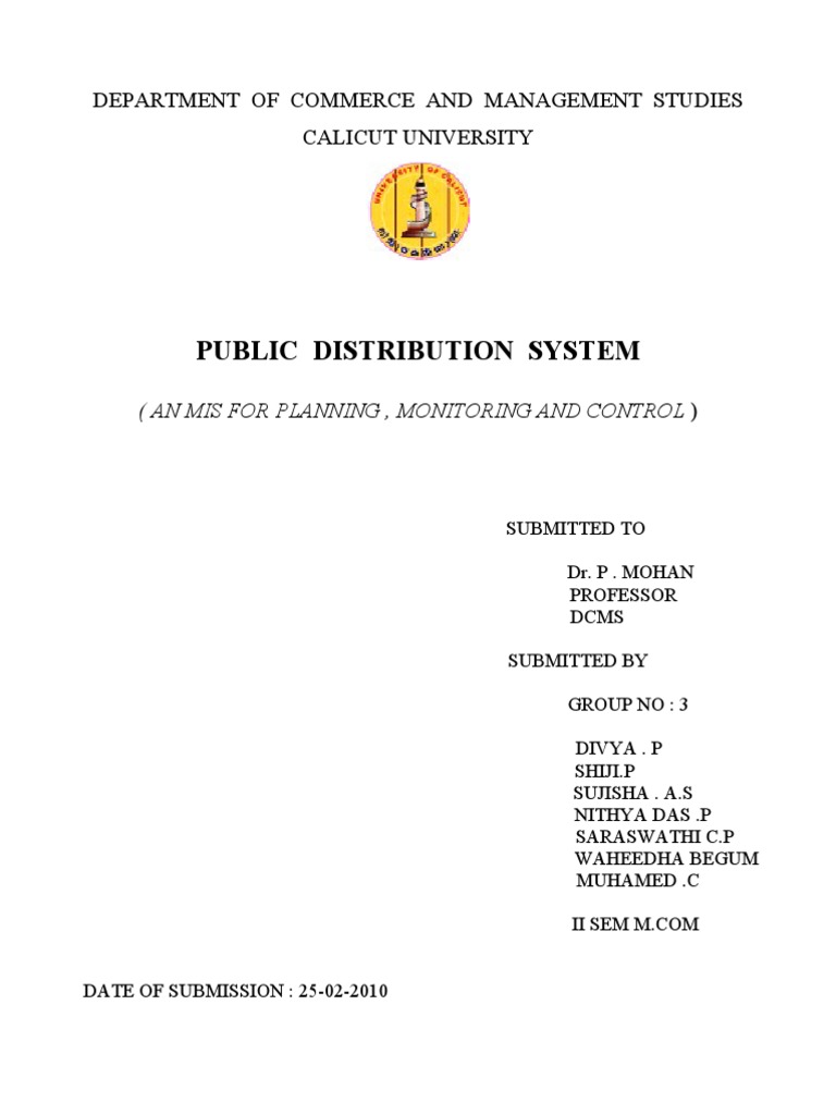 Pds Report | PDF | Economies | Business
