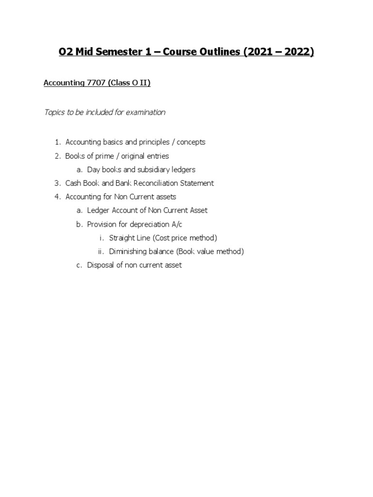 O2-Course Outline in One Doc - 20210928121809330 | PDF | Gases ...