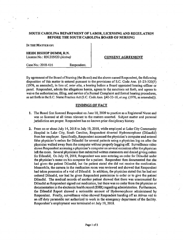 Nursing License Suspended Dumm 3 | PDF | Nursing | Freedom Of ...