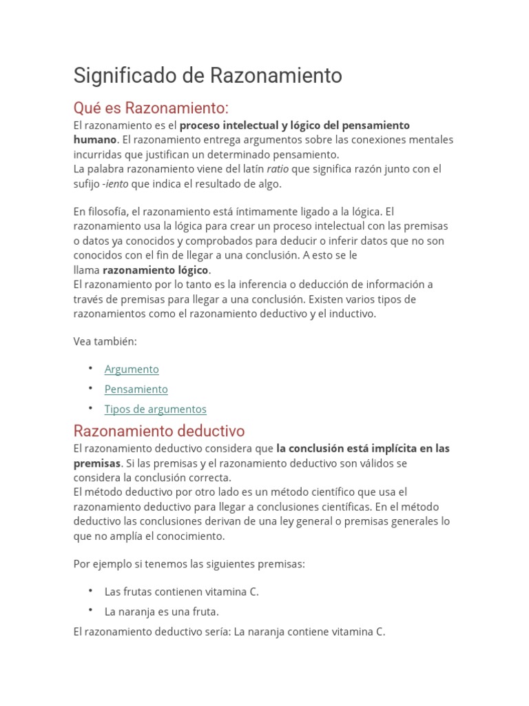Una explicación completa de los conceptos clave de razonamiento ...