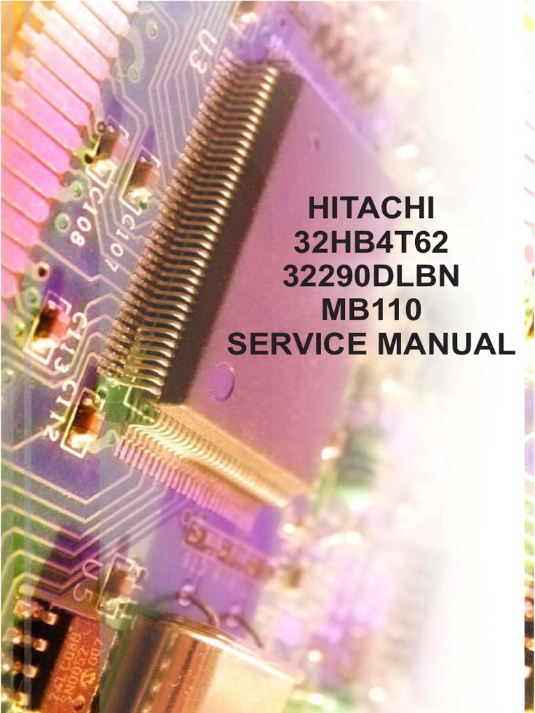 Hitachi 32hb4t62 32290dlbn Chassis 17mb110 17ips62-R4 SM | PDF | Flash ...
