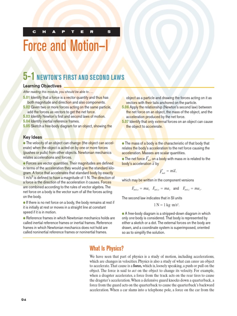 Newton's Laws of Motion Explained | PDF | Force | Newton's Laws Of Motion