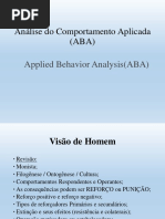 Manual de Treinamento em ABA | PDF | Aprendizado | Behaviorismo