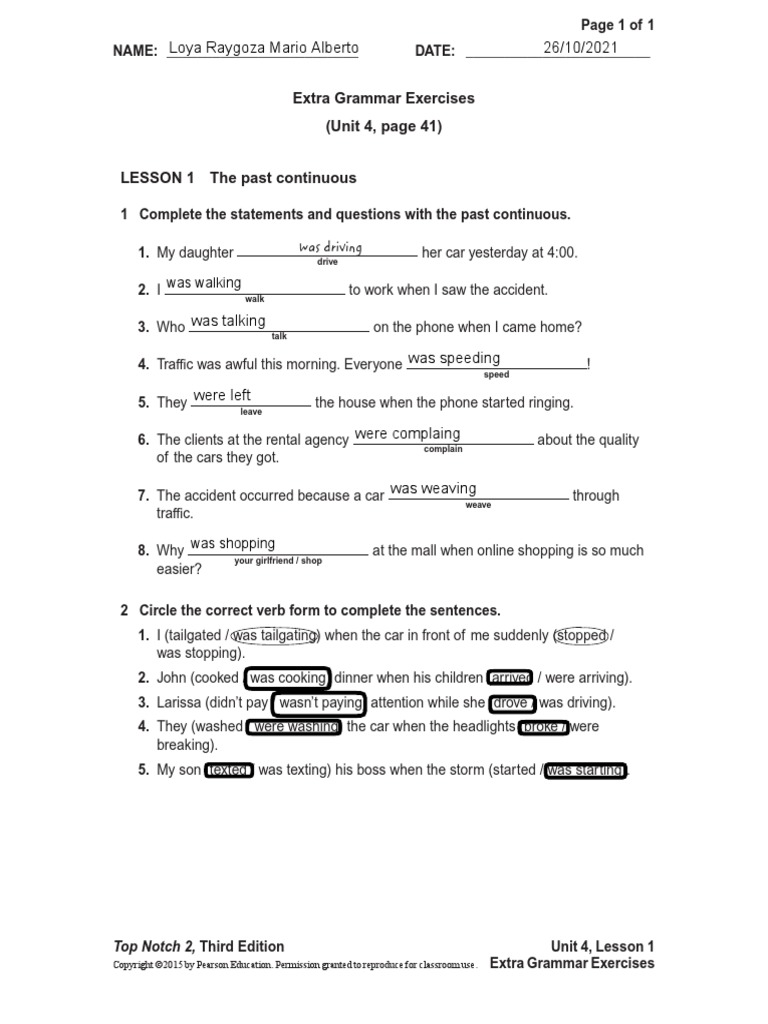 Homework Unit 04 - Mario Loya | PDF | Object (Grammar) | Linguistics