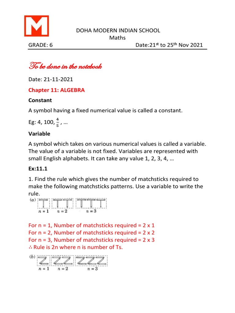 GRADE 6 - MATHS - NOTES - 21 To 25th Nov 2021 | PDF | Circle | Numbers