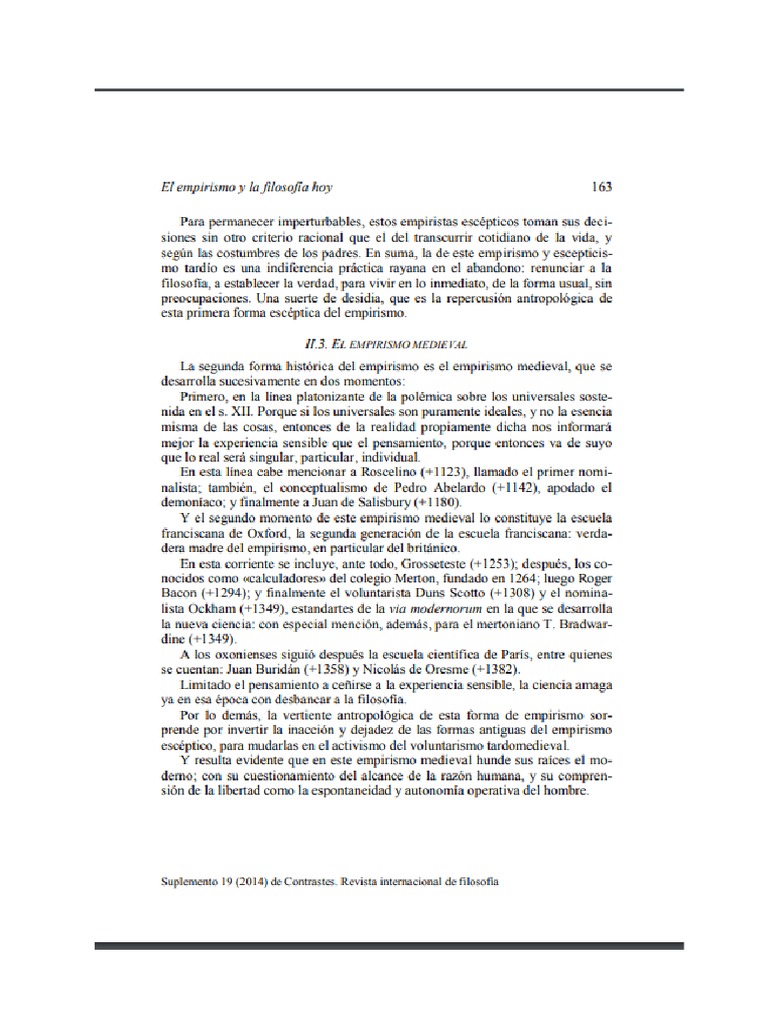 (Filosofía) El Empirismo y La Filosofía de Hoy | PDF