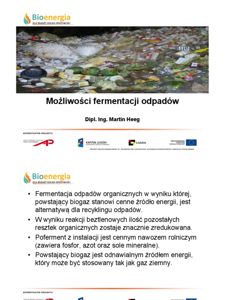 Fermentacja Odpadow 2 | PDF