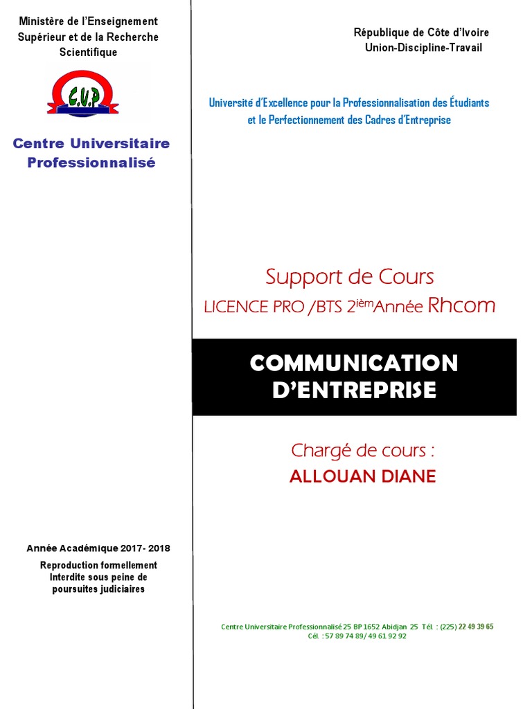 Cours de Communication | PDF | Logos | la communication