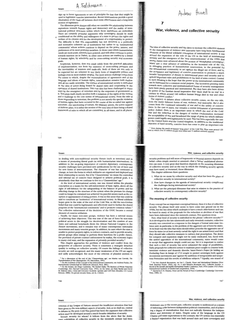 Hurrell,+Andrew +2007 | PDF | Peacekeeping | World Politics